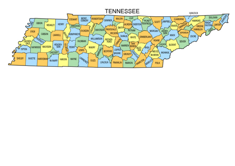 Map of TN Counties | PDF