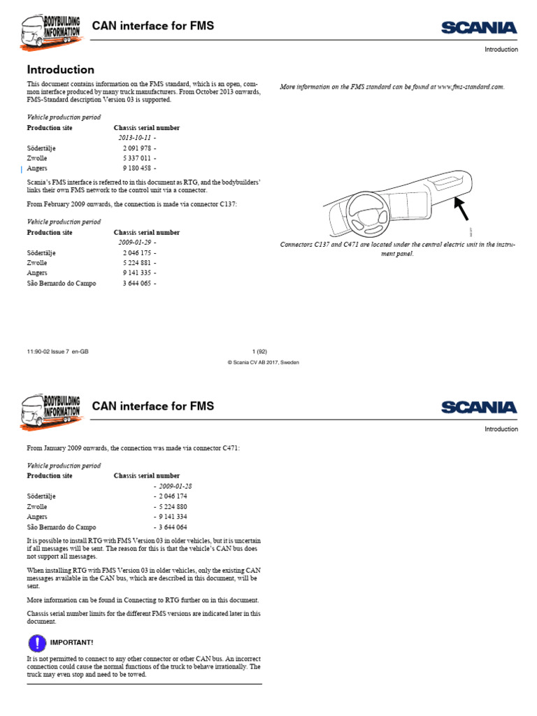 BWM - 0000386 - 01 - CAN Interface For FMS | PDF