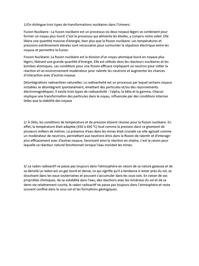 enseignement scientifiques transformation nuc | PDF