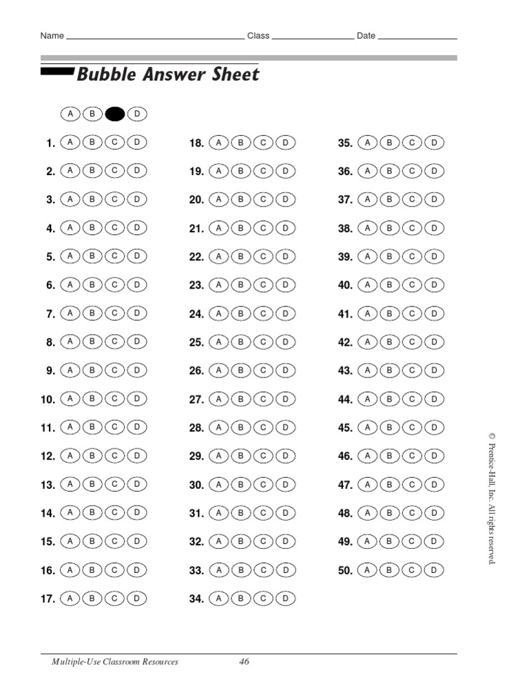 MCQ Grid | PDF
