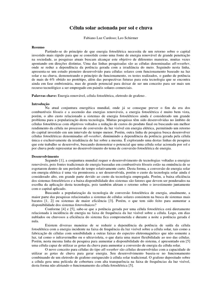 Position Paper - Exemplo | PDF