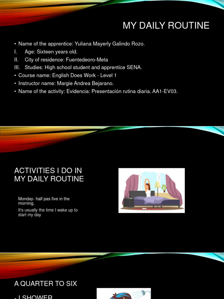 My Daily Routine | PDF