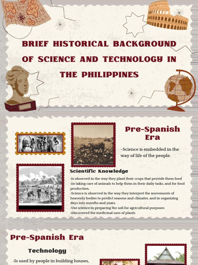 Brief Historical Background of Science and Technology in The ...