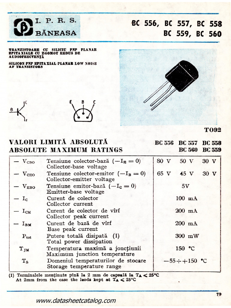 BC556 BC557 BC558 BC559 BC560 | PDF