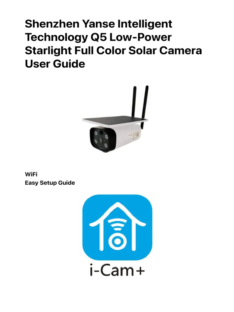 Shenzhen Yanse Intelligent Technology Q5 Low-Power Starlight Full Color ...