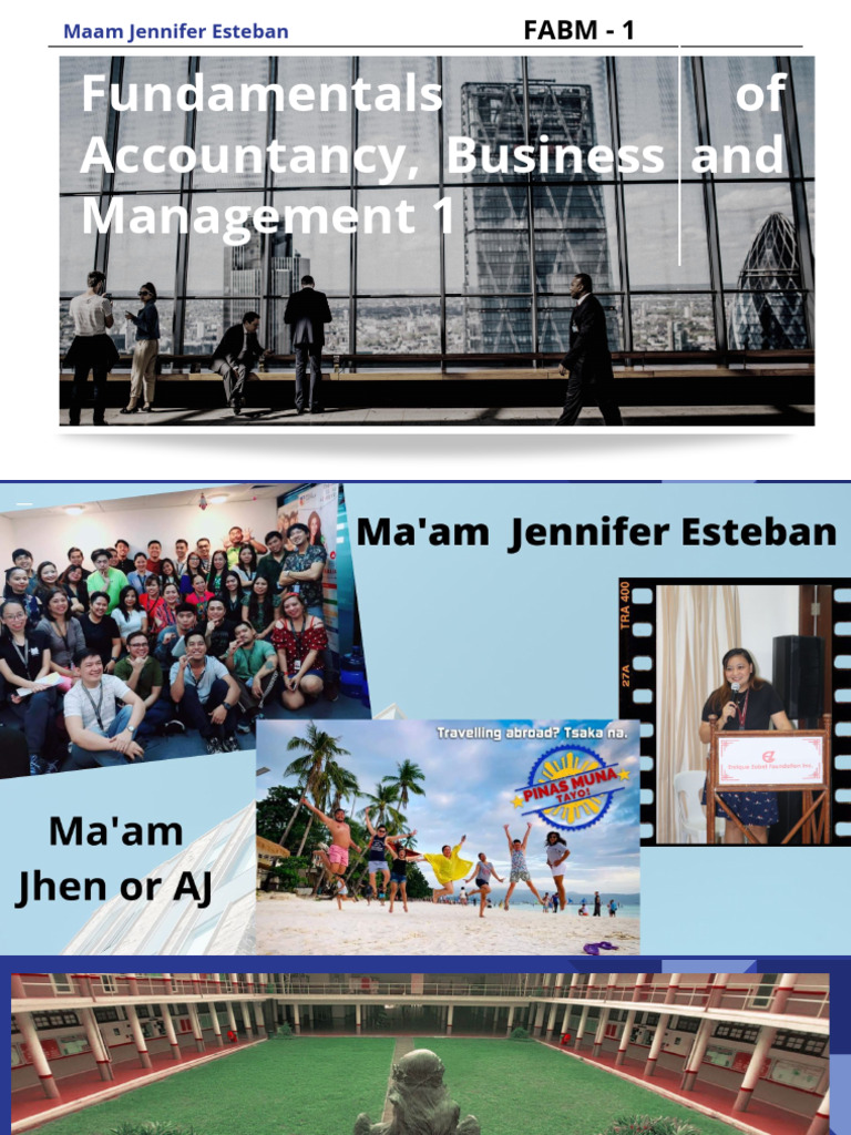 Fabm1 - wEEK 1 | PDF | Accounting | Financial Statement