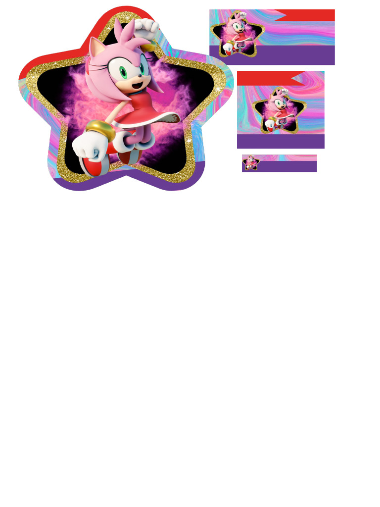 Etiqueta Escolar Amy Rose | PDF