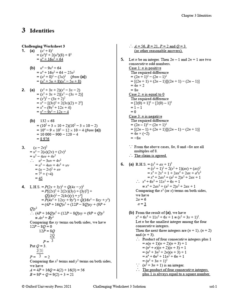 OJM Challenging 2A03 e Sol | PDF