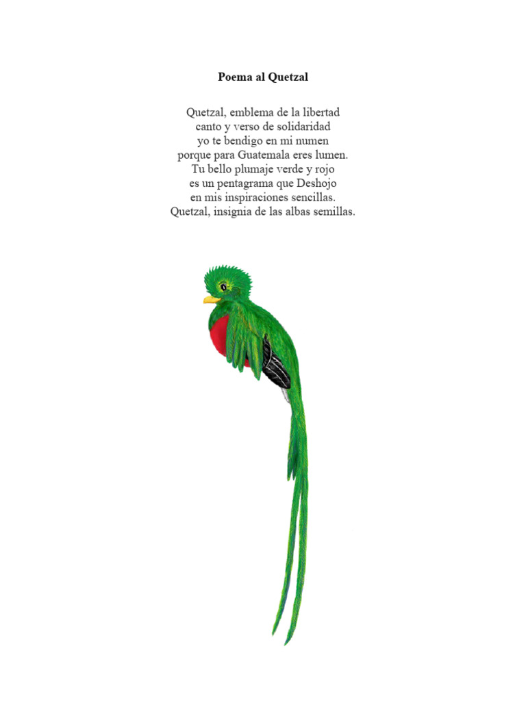 Poema Al Quetzal | PDF