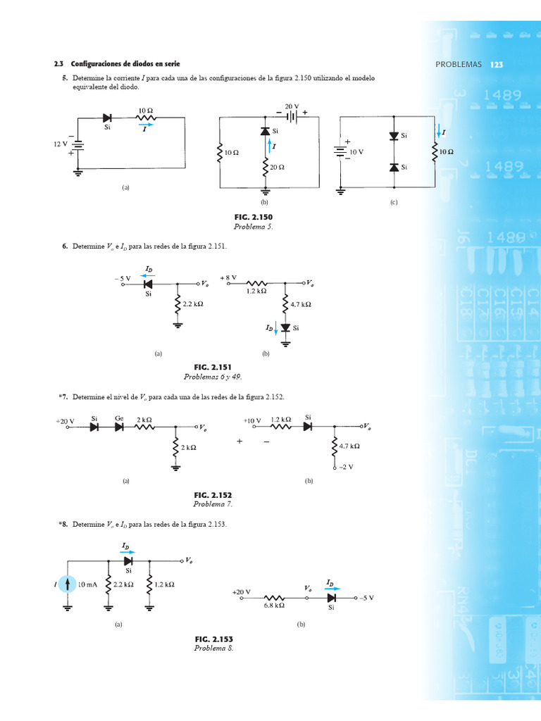 Ejercicios Diodos | PDF