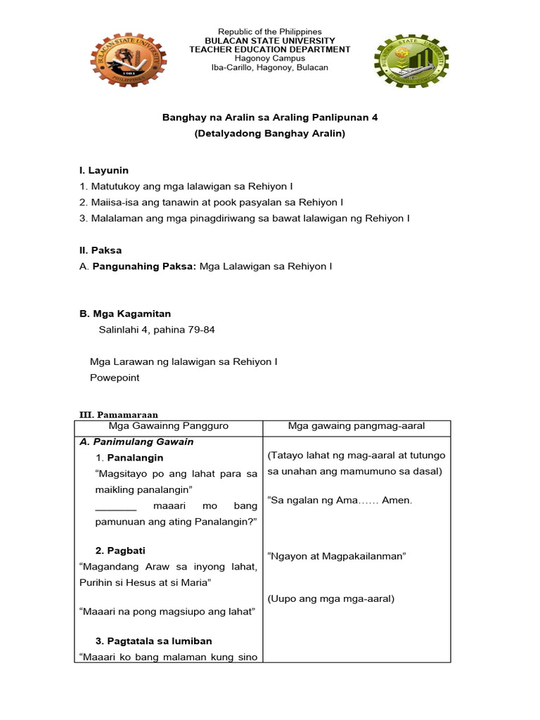 (Detailed Lesson Plan A.P 4) | PDF