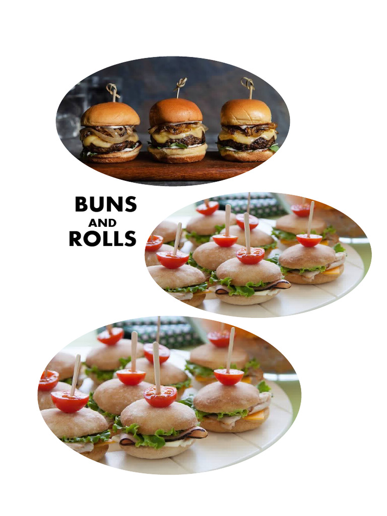 Types of Bread: Buns, Rolls, and More | PDF
