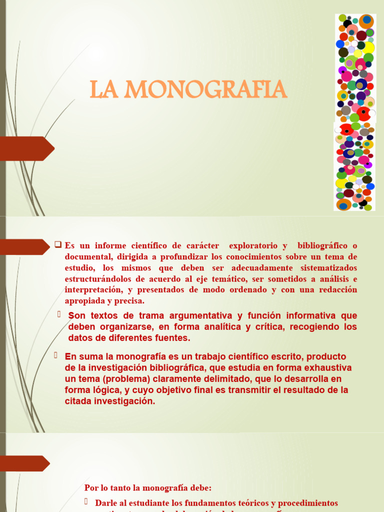 La Monografia | PDF | Conocimiento