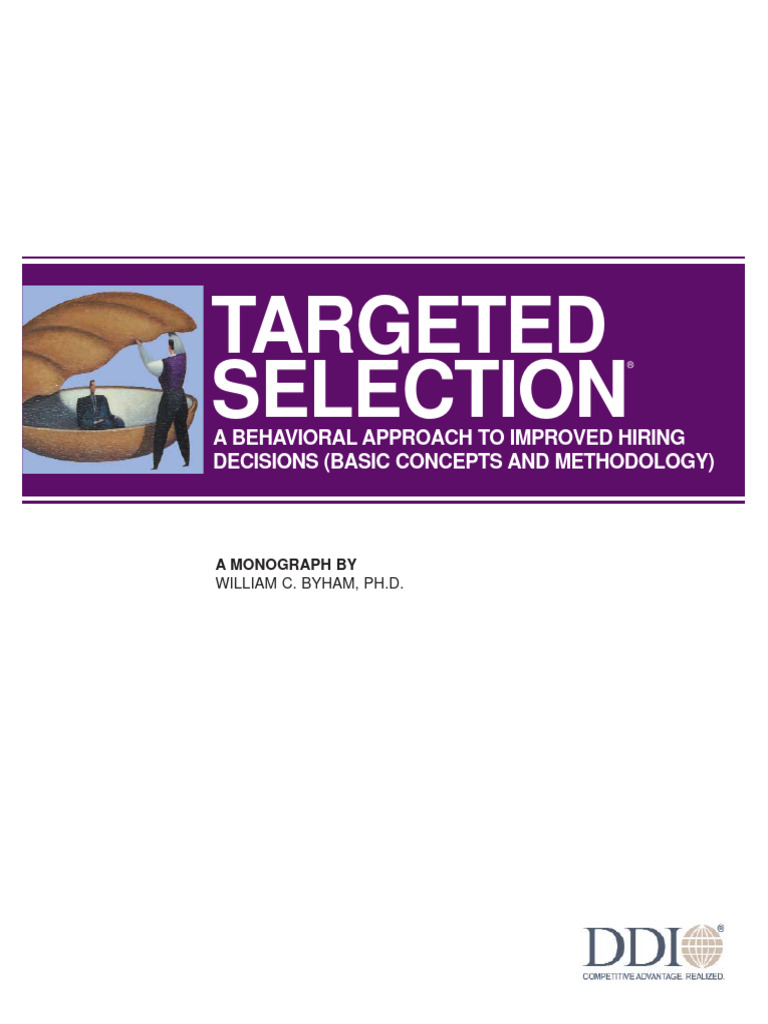 Byham DDI TargetedSelection | PDF | Competence (Human Resources ...