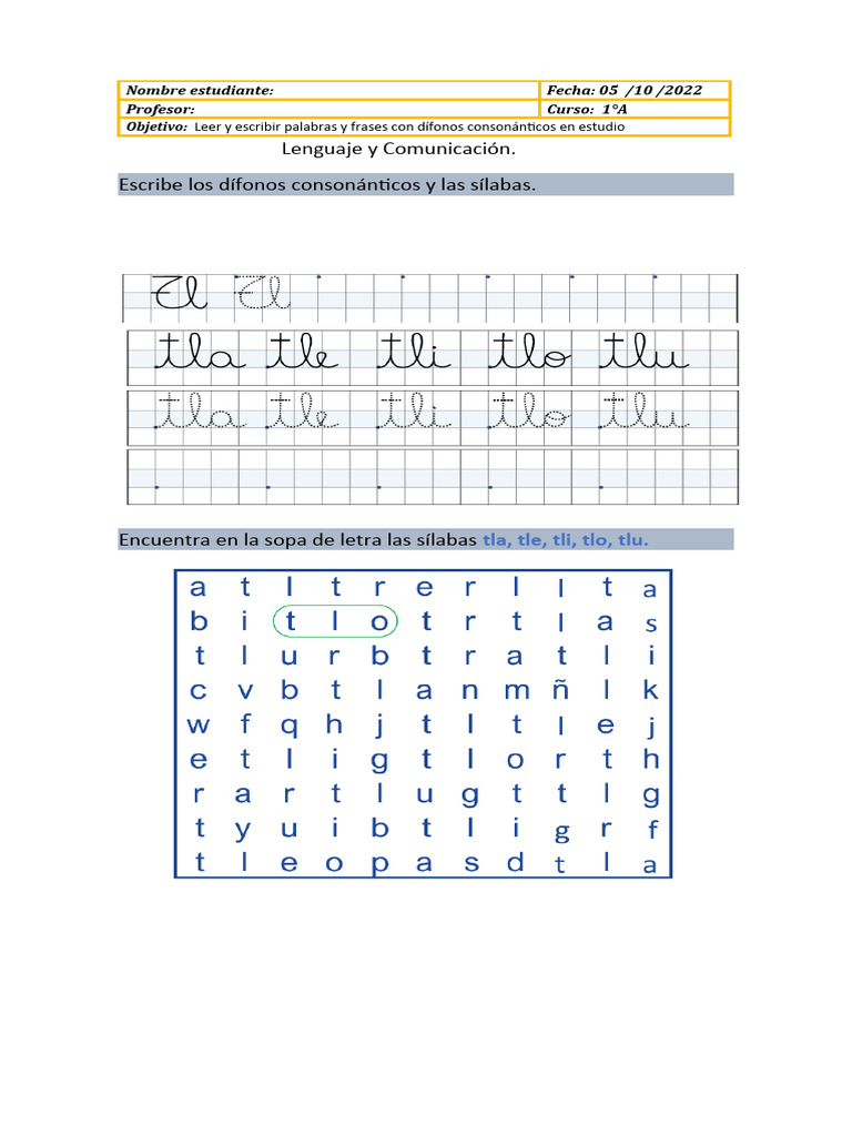 Guia de TL y TR | PDF | Artes del Lenguaje y Comunicación
