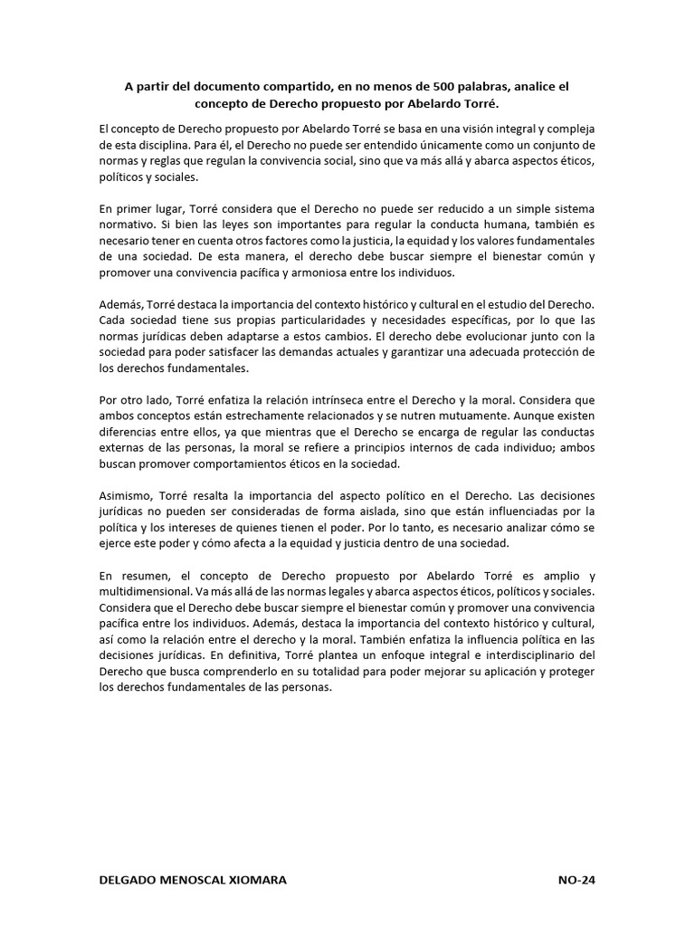 500 Palabras | PDF