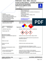 Hoja de Seguridad: Trapos Contaminados | PDF | Contaminación | Agua