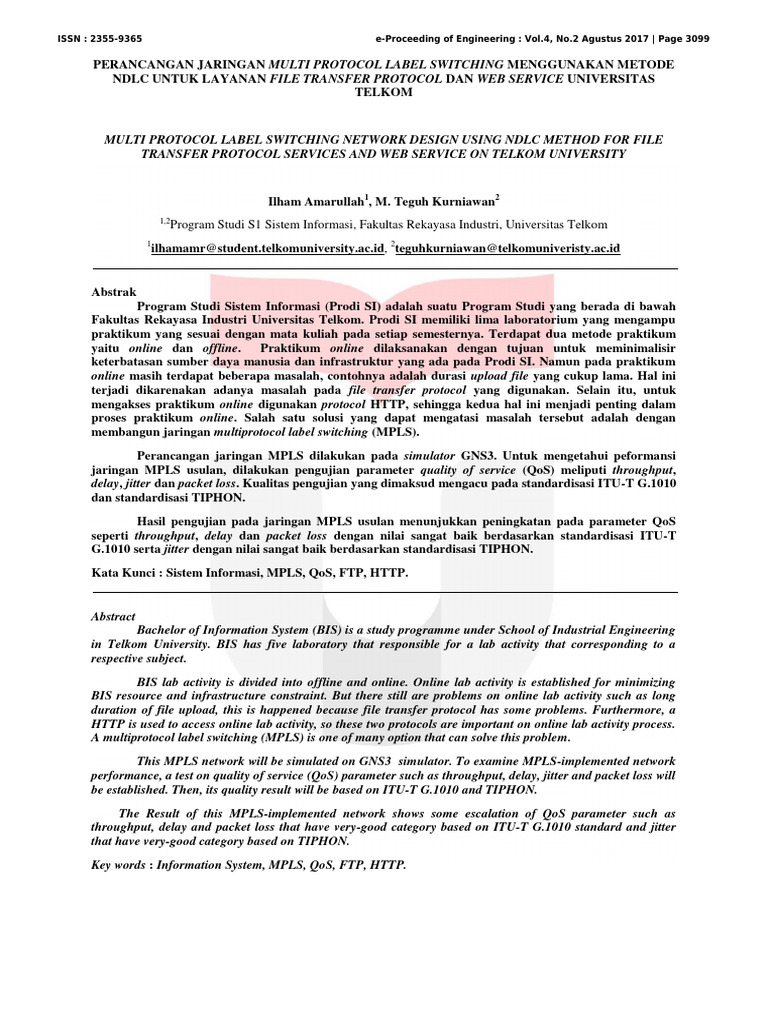 Standarisasi QoS | PDF