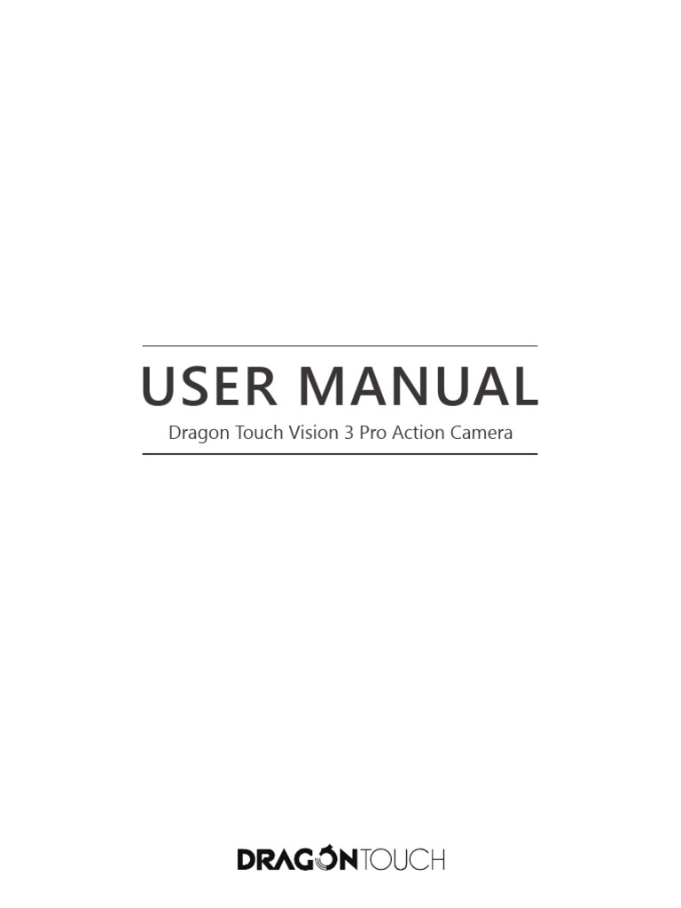Dragon Touch Vision 3 Pro Manual | PDF | Tablet Computer | Camera