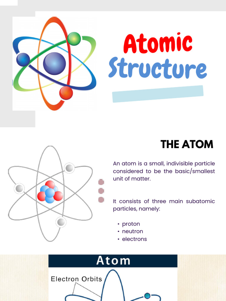Atomic Structure | PDF