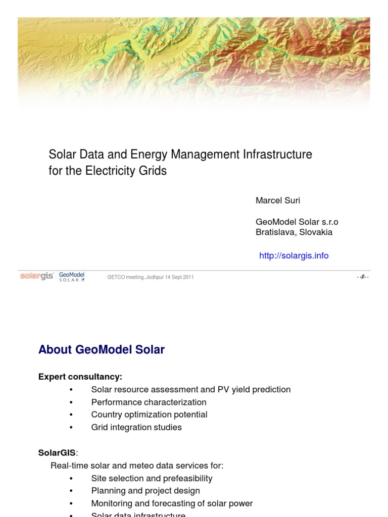 S8 Marcel Suri (GeoModel) - Solar Data and Energy Management ...