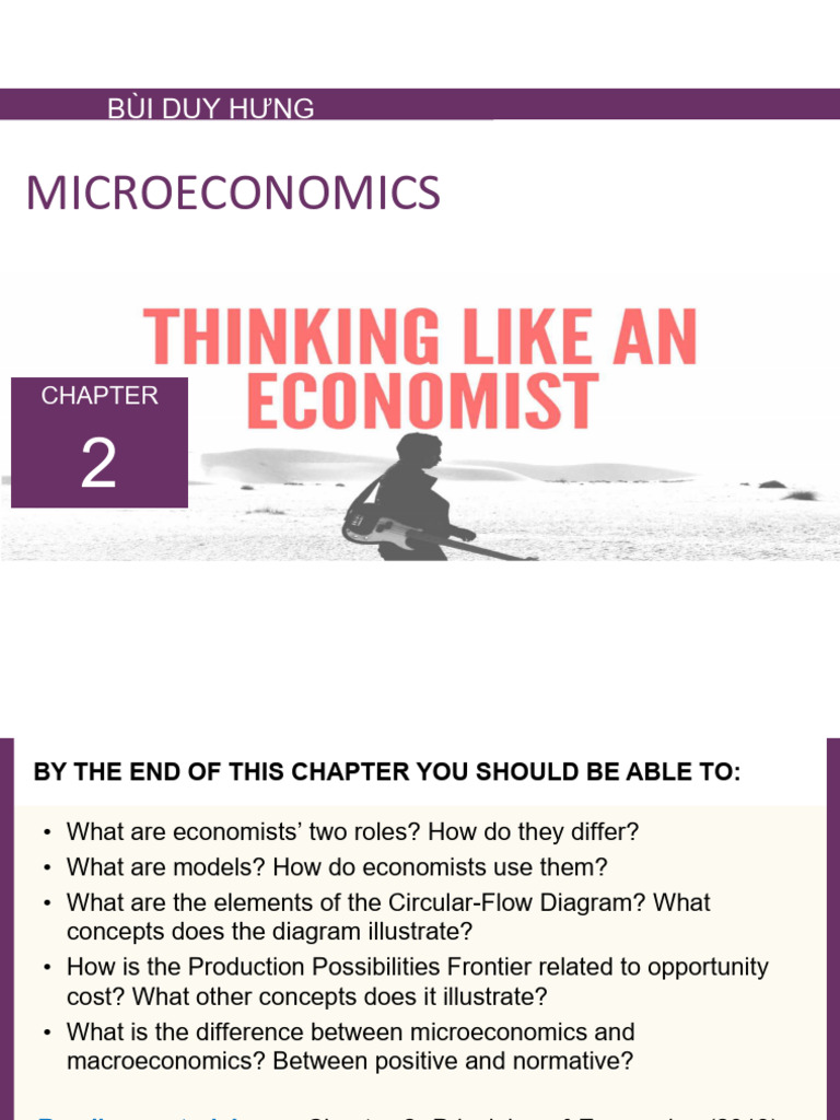 Chapter 2 Thinking Like An Economists | PDF | Economics | Macroeconomics