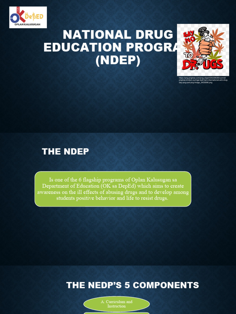 National Drug Education Program NDEP1 | PDF