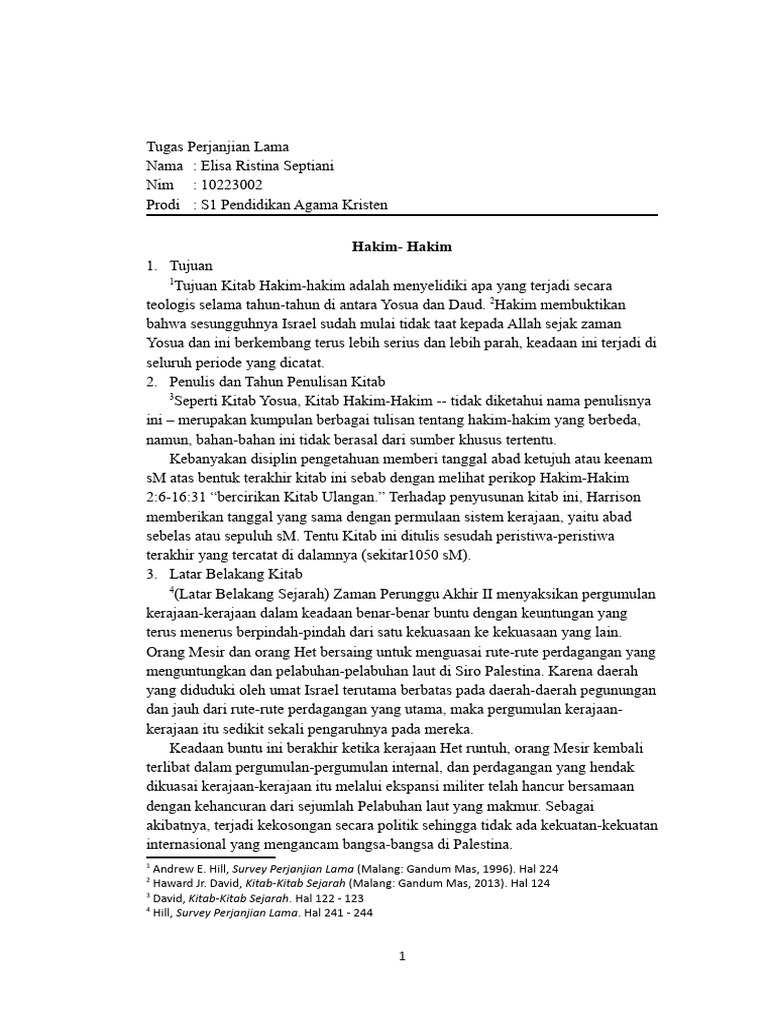 Hakim-Hakim (PL) - Elisa RS | PDF