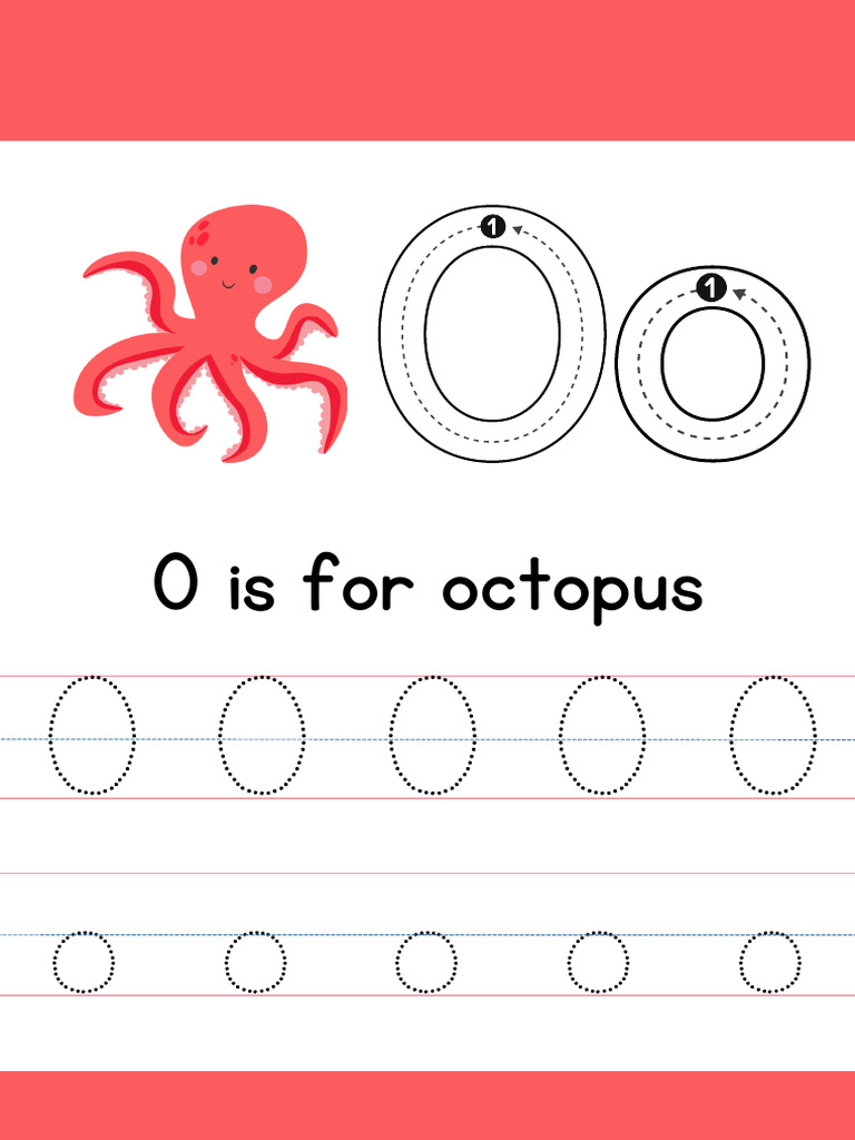 Letter O Tracing Worksheet | PDF