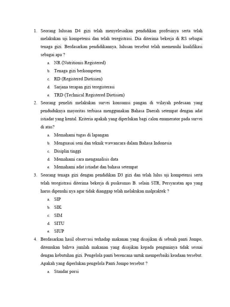 soal TO-D4 2021 | PDF