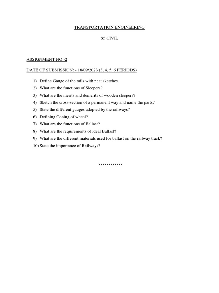 Assignment No 2 Te | PDF