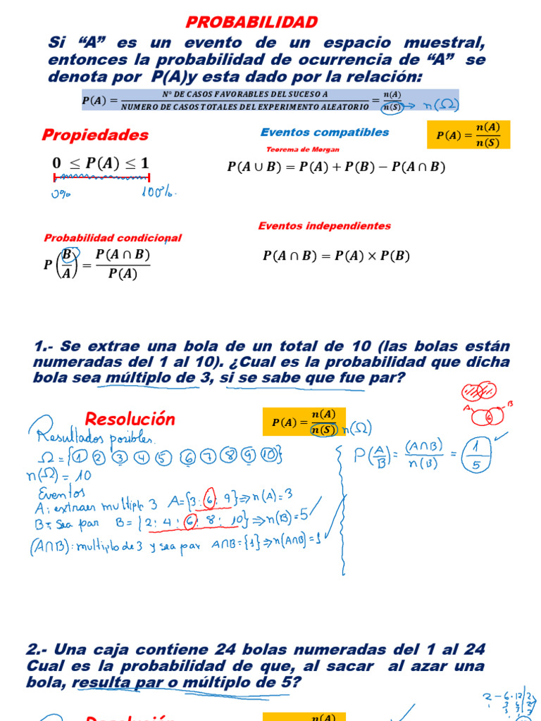 PROBABILIDADES 4to GRADO IIII | PDF | Probabilidad | Matemáticas