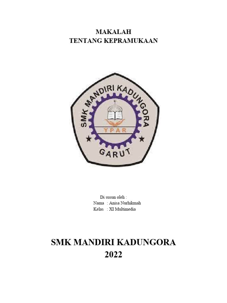 Cover SMK Mandiri | PDF