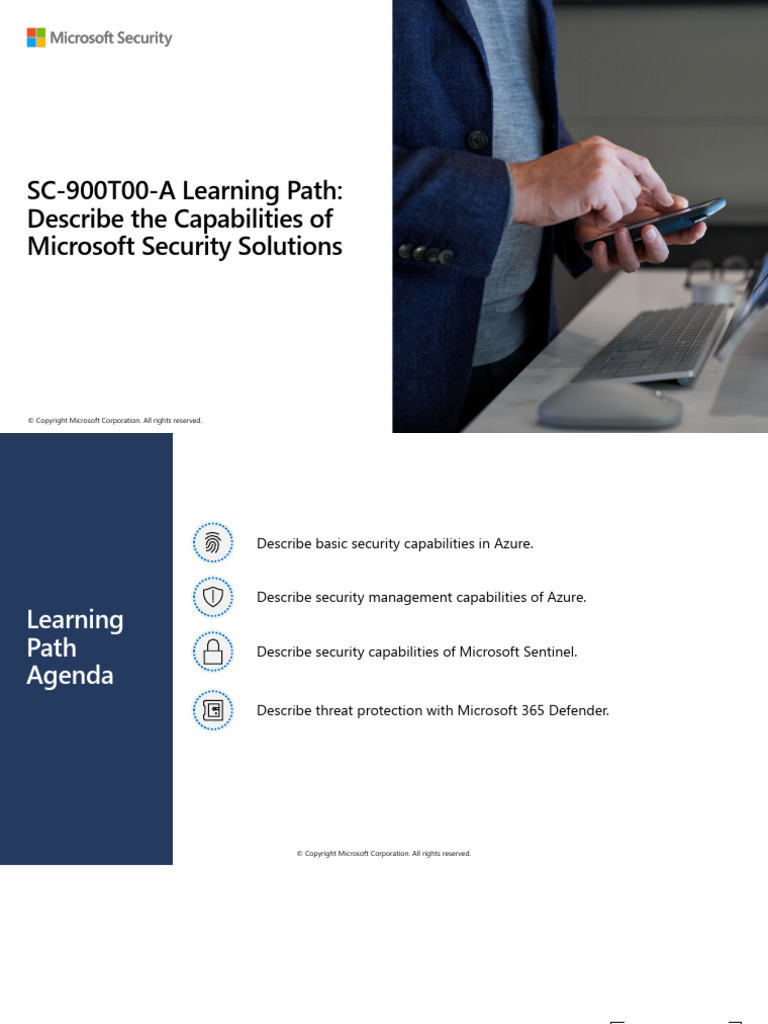 SC 900T00A ENU PowerPoint - 03 | PDF | Security | Computer Security