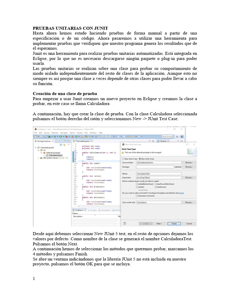 Pruebas Junit | PDF