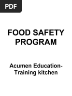 HACCP Prerequisite Programs Food Safety Systems Manual | PDF | Hazard ...