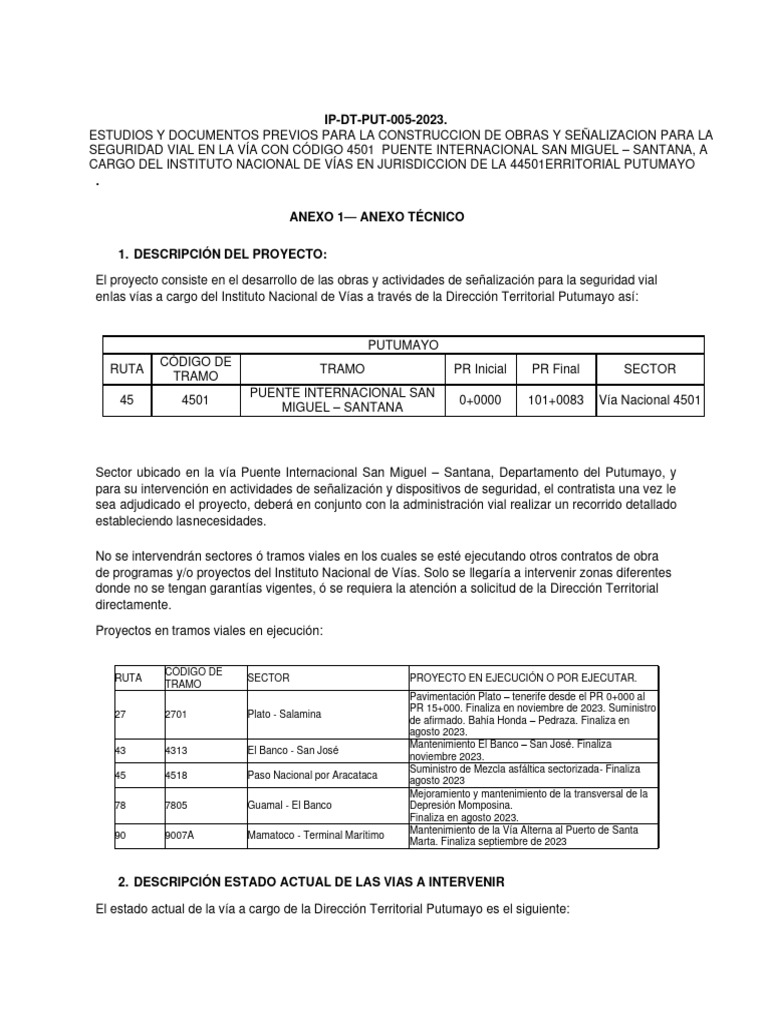 Anexo Tecnico IP DT PUT 005 2023 | PDF | Negocios Anexo Tecnico IP DT PUT 005 2023 | PDF | Negocios