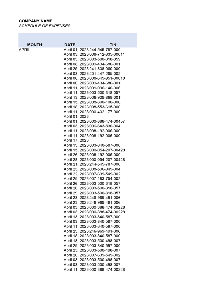 Olagem Expenses | PDF