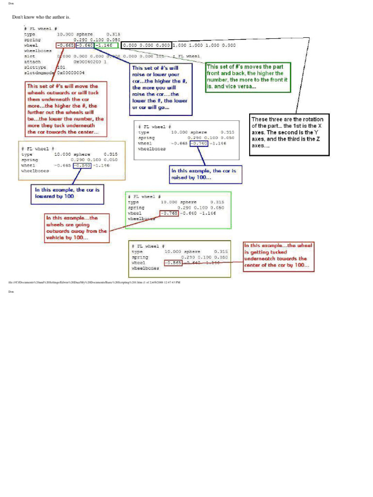 Basic Scripting SLRR | PDF