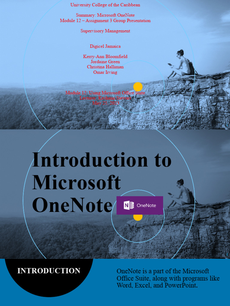Module 12 Presentation OneNote_v2 | PDF | Microsoft Office | Software ...