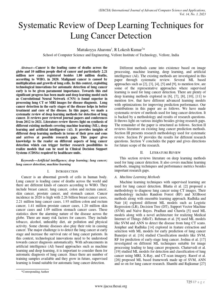 Paper 84-Systematic Review of Deep Learning Techniques | PDF