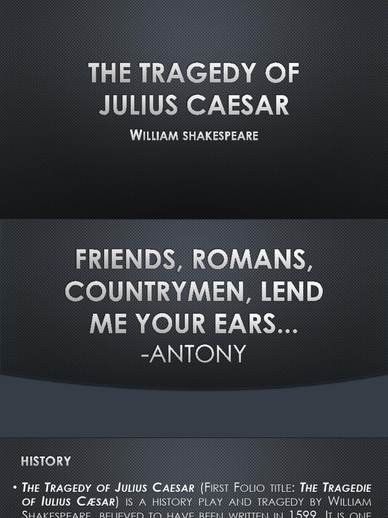 Shakespeare's Julius Caesar Drama | PDF | Travel | History