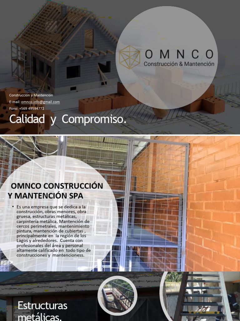 Presentación Empresa de Construcción | PDF