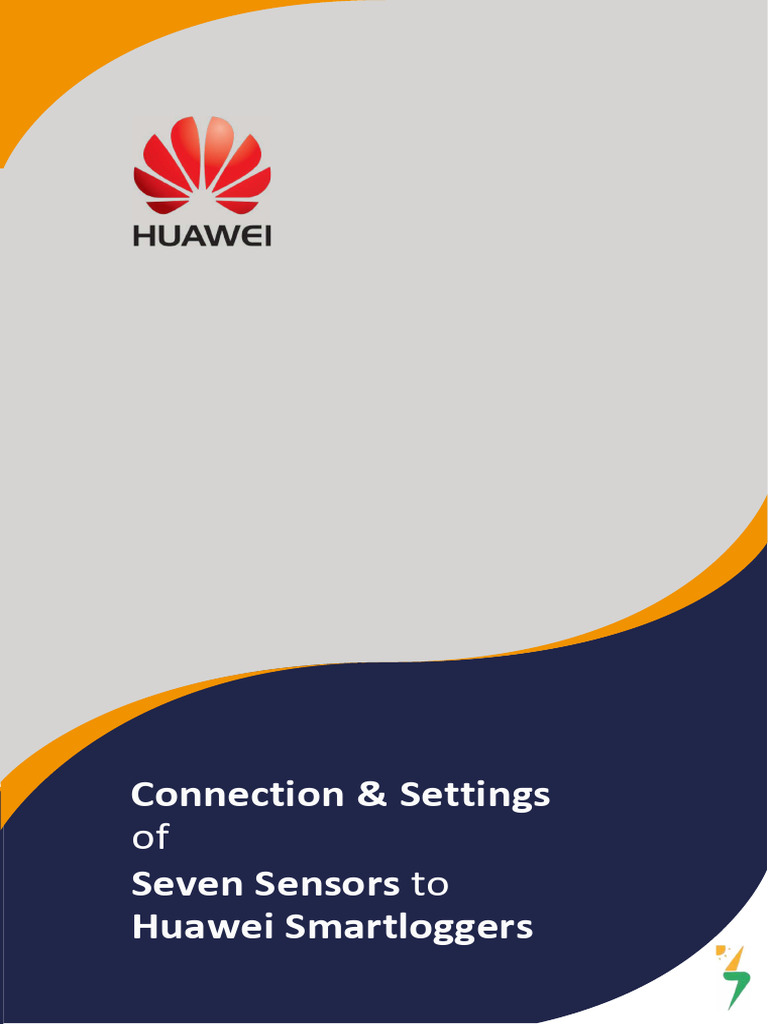 Connecting Seven Sensors to Huawei Smartloggers | PDF