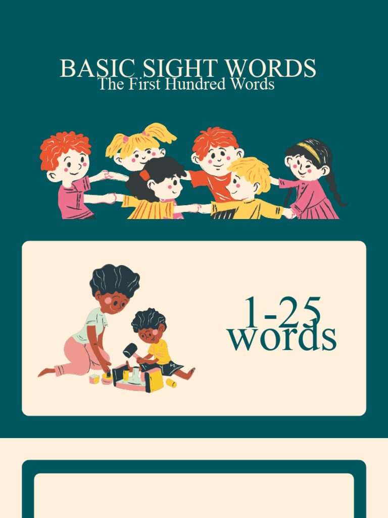 Basic Sight Words -Hundred-words | PDF