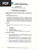 Revised DPWH Policy Format Guide | PDF | Memorandum | Address (Geography)