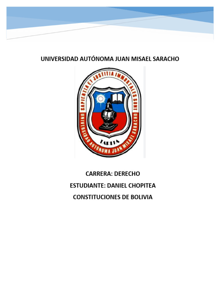 Historia de las 19 Constituciones de Bolivia | PDF | Bolivia | Constitución
