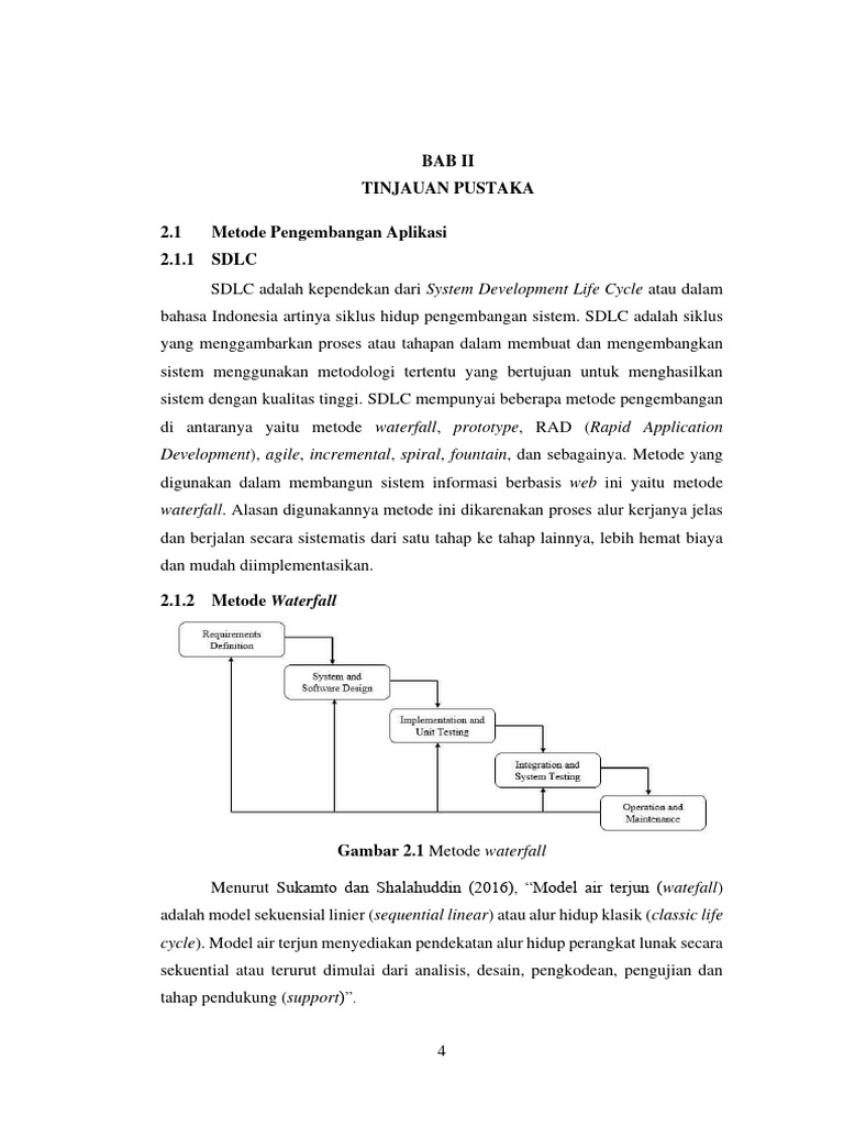 Metode Waterfall dalam Pengembangan Aplikasi | PDF | Komputer