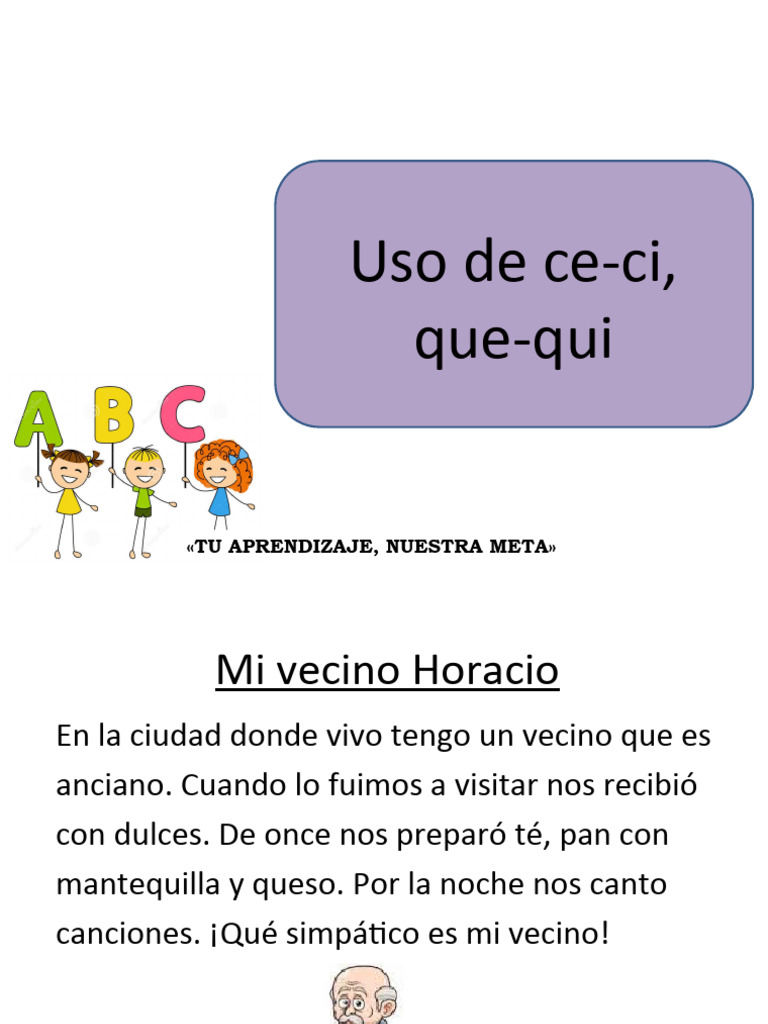 Combinación Ce Ci Que Qui | PDF