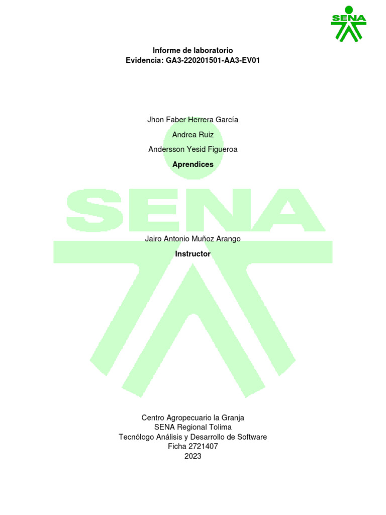 GA3-220201501-AA3-EV01 Informe de Laboratorio | PDF | Energía renovable ...